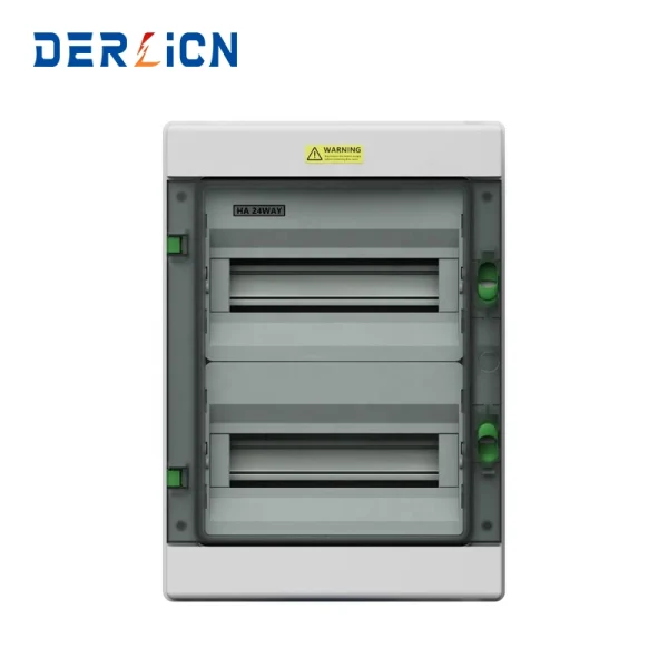 HA-24 Way Waterproof Distribution Box IP65 With Din-rail - Derlicn Electric